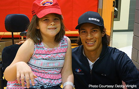 Toronto notes: Hinchcliffe visits Make-A-Wish children at track