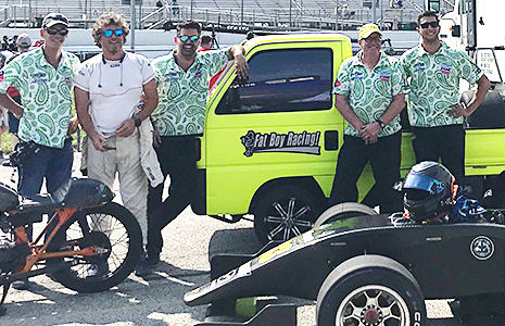 Where there's FatBoy, there's racing ... and fun