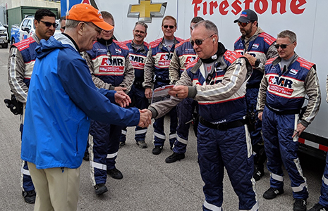 Fan thanks AMR INDYCAR Safety Team for critical first response