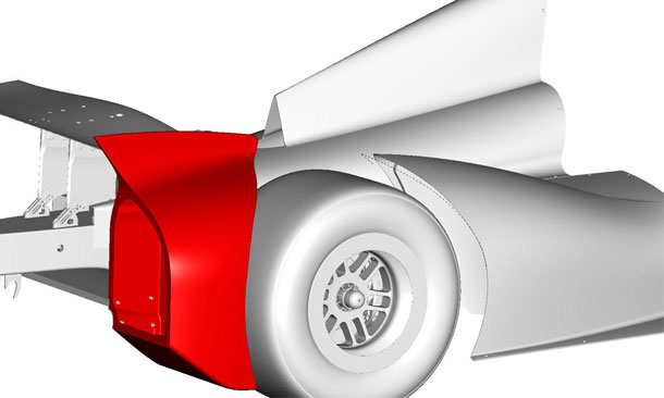 Speedway aero kit gets initial track test April 4