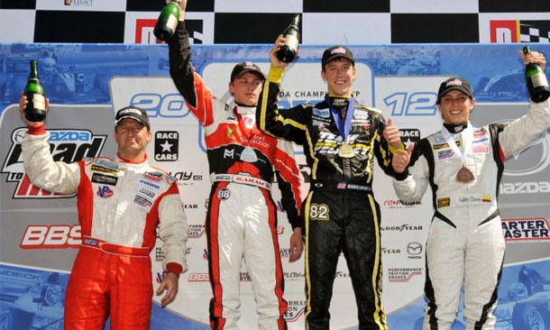 Hawksworth wins from pole in Star Mazda Race 1