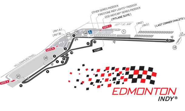 City Centre Airport course set up for push to pass