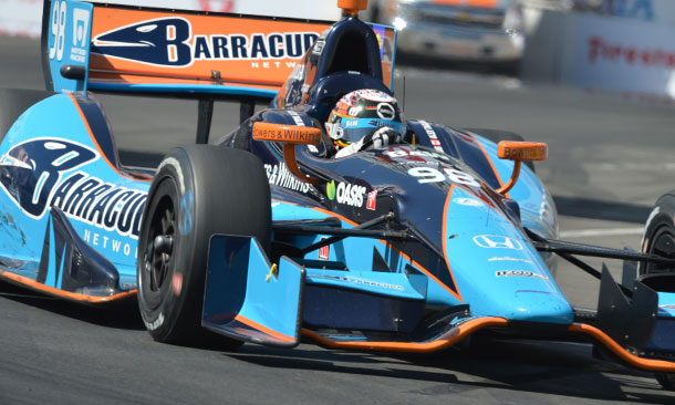 Tagliani tops practice time, which plays quals role