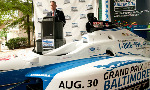 Grand Prix of Baltimore circuit build begins