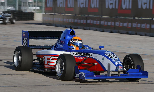 Pro Mazda champion Brabham closes in style