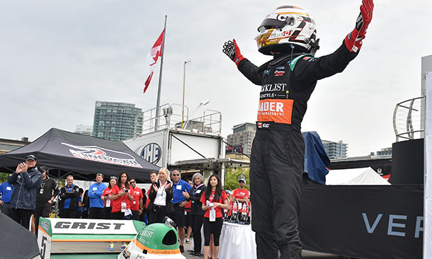 Canadian Grist earns victory in Toronto