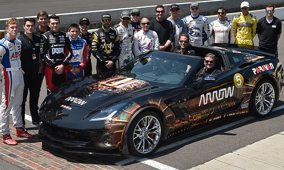 Schmidt reaches speeds of 150 in Arrow Electronics SAM car 'qualifying run'