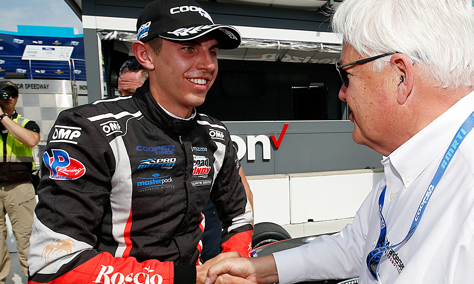 Pro Mazda, USF2000 drivers benefit from oval clinic