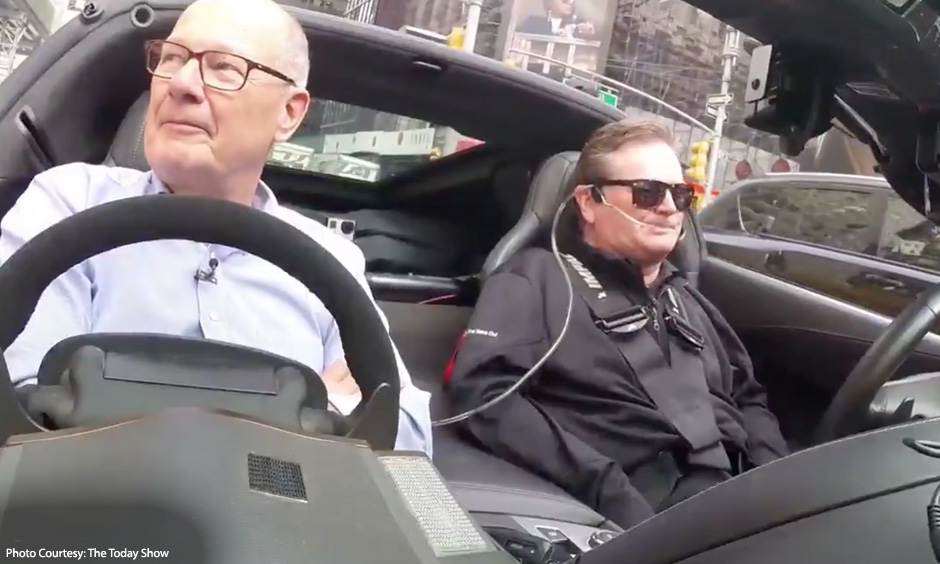 Watch Sam Schmidt turn heads in NYC with his custom Corvette