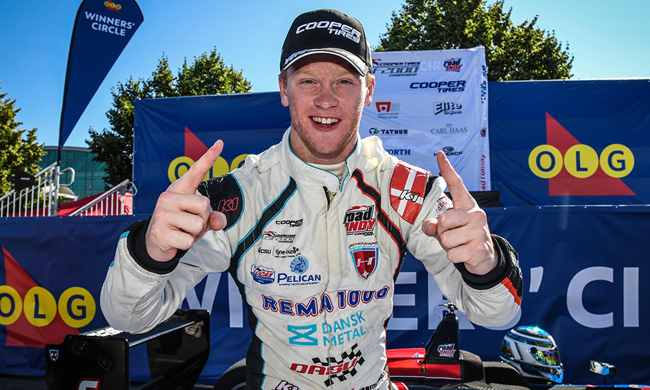 Road to Indy: Rasmussen calls U.S. racing 'land of opportunity'