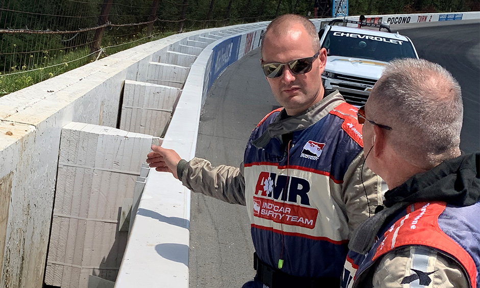 APP EXCLUSIVE: AMR INDYCAR Safety Team shows the way
