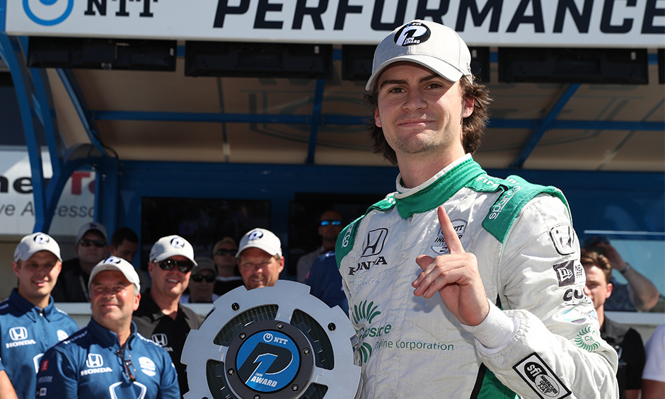 Colton Herta se intromete na briga dos candidatos ao título e é pole em ...