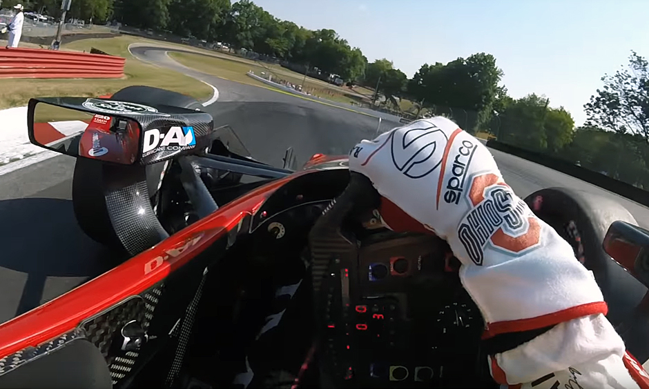 Visor Cam: Mid-Ohio Sports Car Course with Graham Rahal