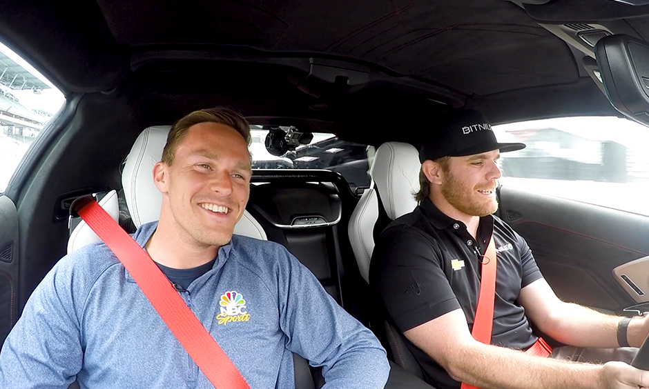 Pace Car Laps: Conor Daly and Parker Kligerman