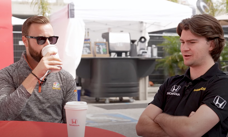 Java with James: James Hinchcliffe with Colton Herta