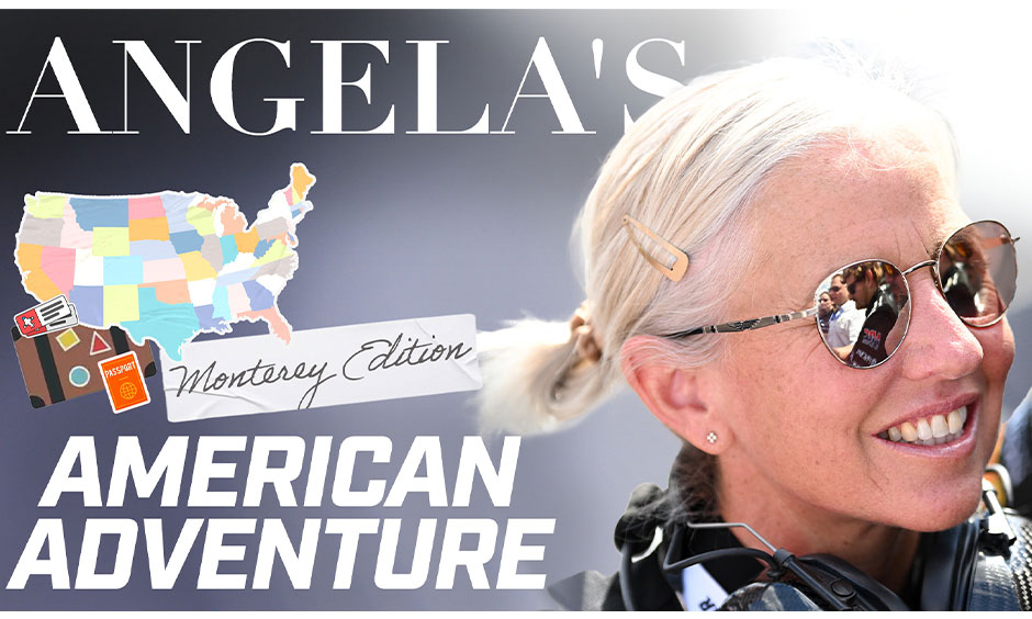 Angela Cullen Takes on Laguna Seca's World-Famous Corkscrew