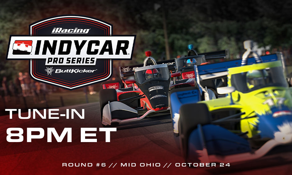 INDYCAR ButtKicker iRacing Pro Series: Round 6 at Mid-Ohio Sports Car ...
