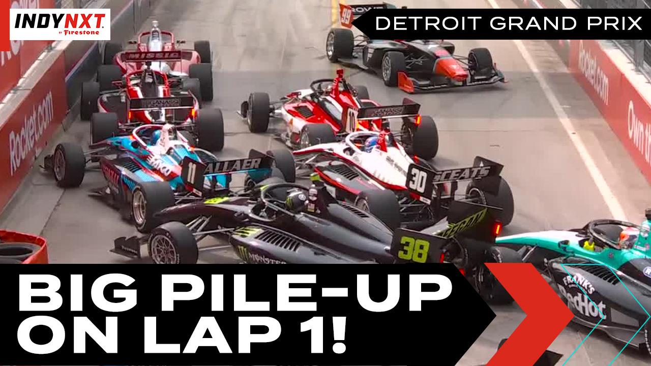 Chaos at the Start as Multiple Cars Stack Up!